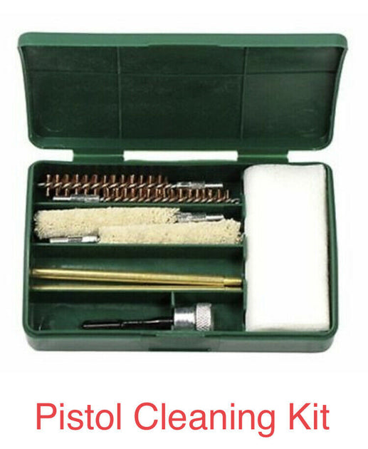 Universal Pistol Cleaning Kit Handgun Compact Pistol Case 9mm .357 .38 ...